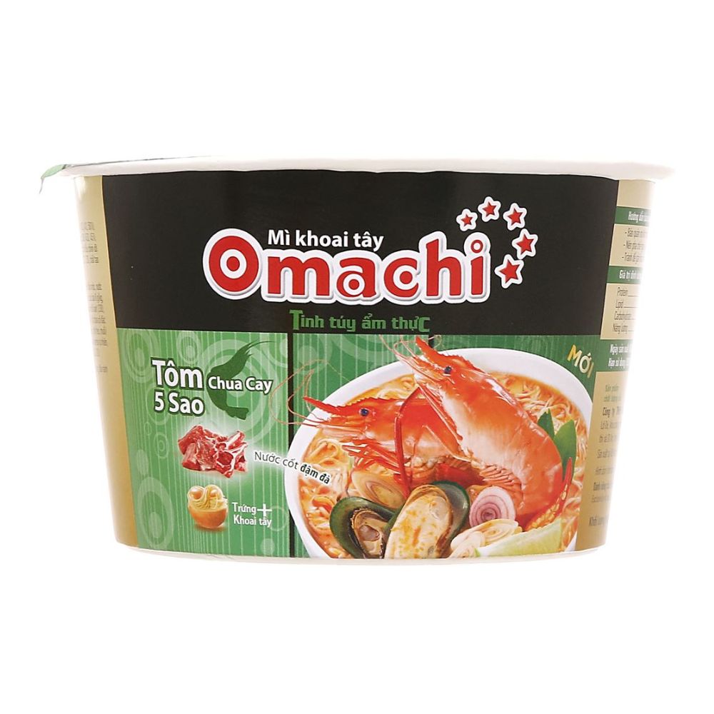 Omachi Spicy Shrimp Flavored Instant Noodles, 90g Box - Wholesale ...