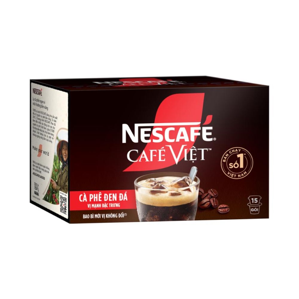 Nescafe Việt Đen Đá 16G x 15 Gói Phân Phối Giá Sỉ – Horeco
