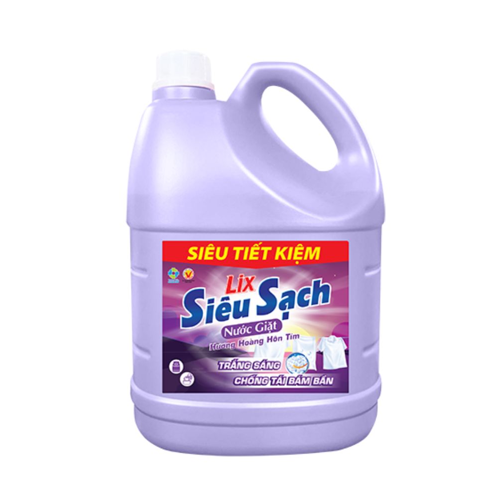 Lix Super Clean Laundry Detergent with Purple Sunset Scent 3.3KG ...